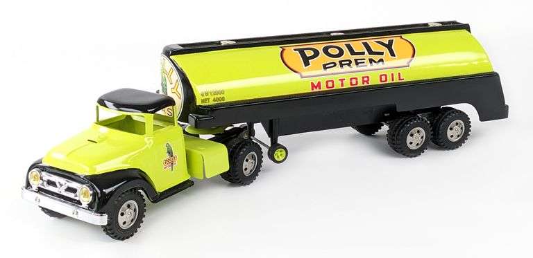 Custom Tonka Polly Motor Oil Tanker Truck - Kraft Auction Service, LLC