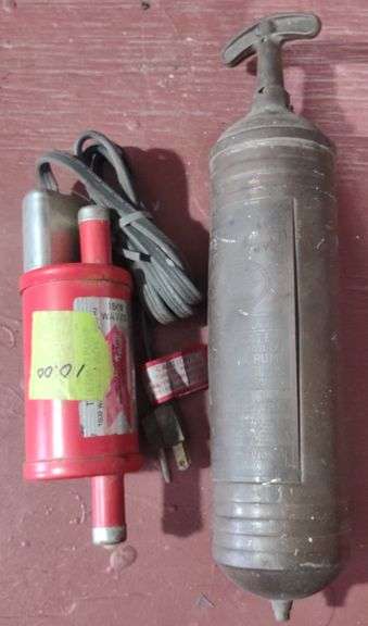 Budd Thermo Pump Engine Heater & Pyrene Brass Fire Extinguisher - Kraft ...