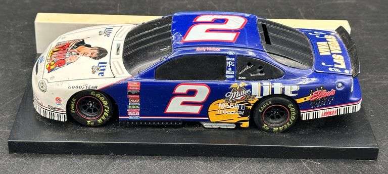 (XX) NASCAR Rusty Wallace Car Featuring Elvis Presley Painted Hood On ...