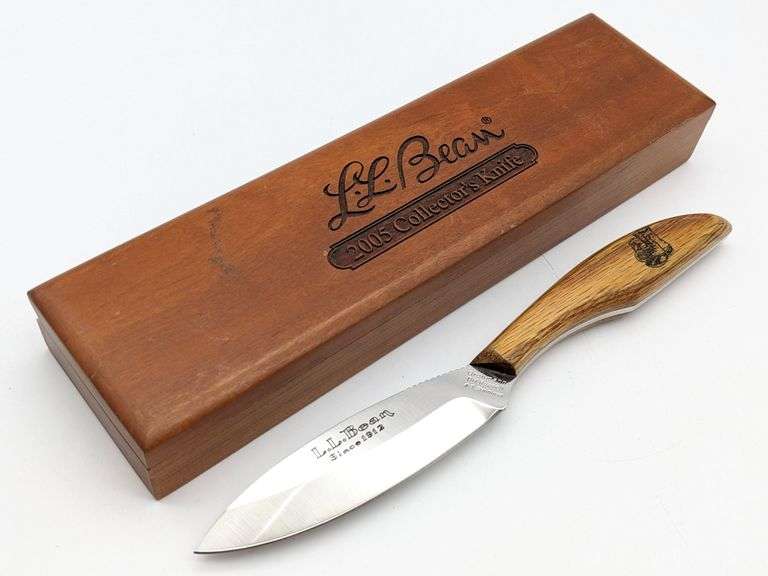 Grohmann DH Russell L.L. Bean Commemorative Fixed Blade Knife w/ Case ...