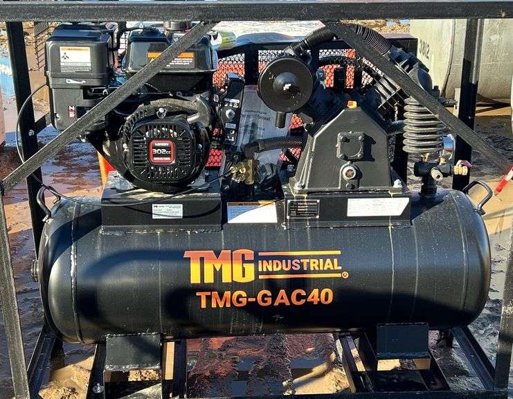 TMG 40 Gallon 2-Stage Air Compressor - Kraft Auction Service, LLC