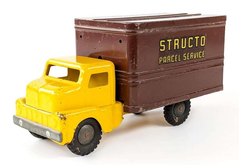 Original Structo Parcel Service Box Van Delivery Truck - Kraft Auction ...