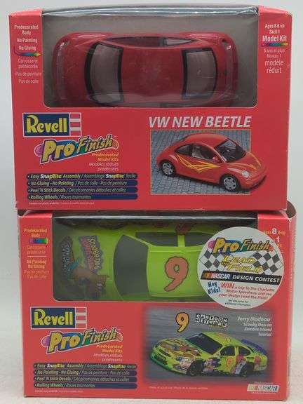 (D) Revell Pro Finish Model Kits. VW New Beetle & #9 Cartoon Network ...