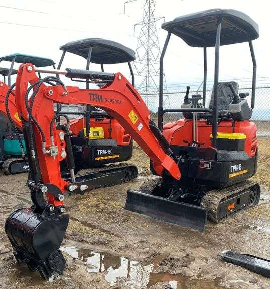 (T) 2024 TPM-16 Mini Hydraulic Excavator - Kraft Auction Service, LLC