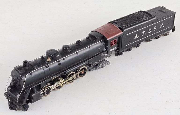 Brass HO Scale A.T. & S.F. 2-8-2 #4073 Train Engine w/ Tender - Kraft ...