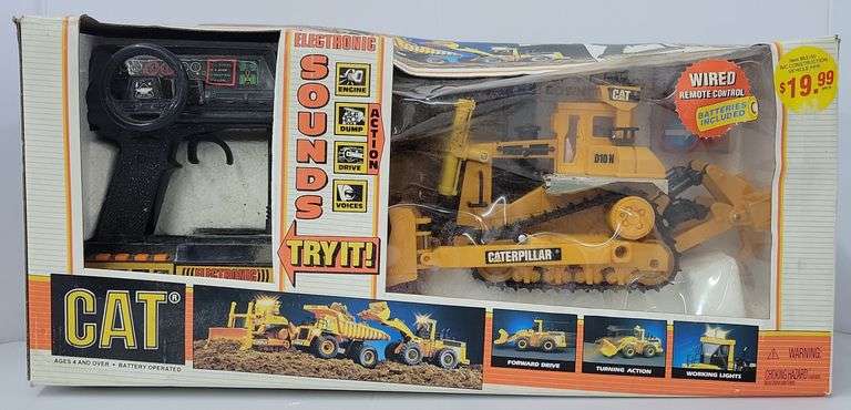 (N) Caterpillar Remote Controlled Loader, Dozer, And Dumper - Kraft ...