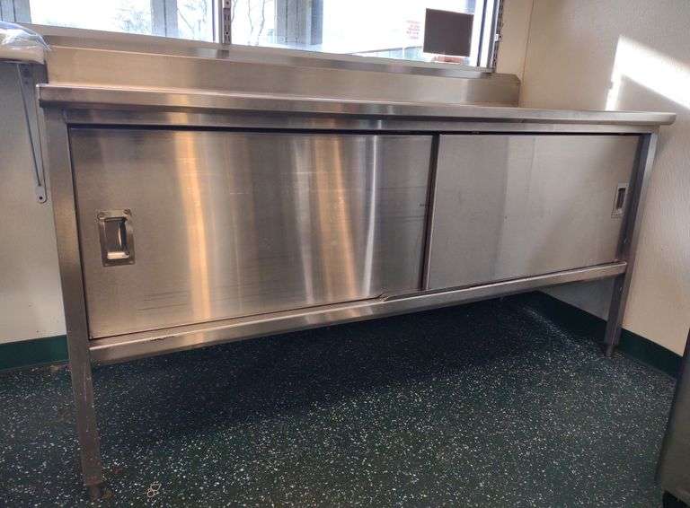 Stainless Steel Prep Table/Cabinet - Kraft Auction Service, LLC