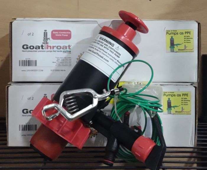 Goat Throat Hand Operated Drum Pump - Kraft Auction Service, LLC