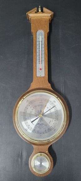 (AC) Airguide Banjo Style Wall Hanging Barometer - Kraft Auction ...