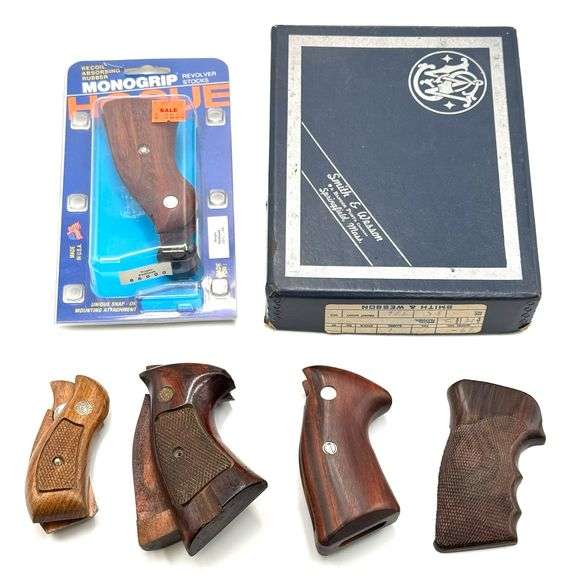 Smith & Wesson, Ruger Wood Grips & Smith & Wesson Model 39 Pistol Box ...