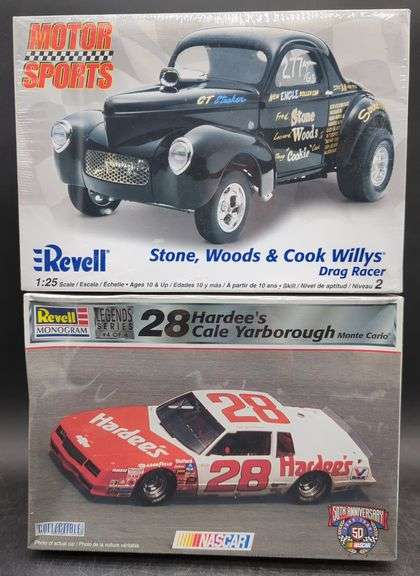(D) Revell Model Cars. Motor Sports Stone, Woods, Cook Willy's Drag ...