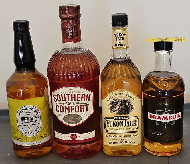 Southern Comfort, Yukon Jack, Jero Sweetened Lime Juice, & Drambuie ...