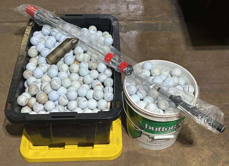 (F) Golf Balls and Speed stick Training Stick - Kraft Auction Service, LLC