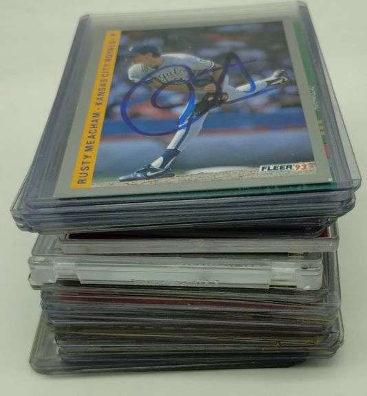 (J) Baseball autograph cards 25 total JSA authentication - Kraft ...