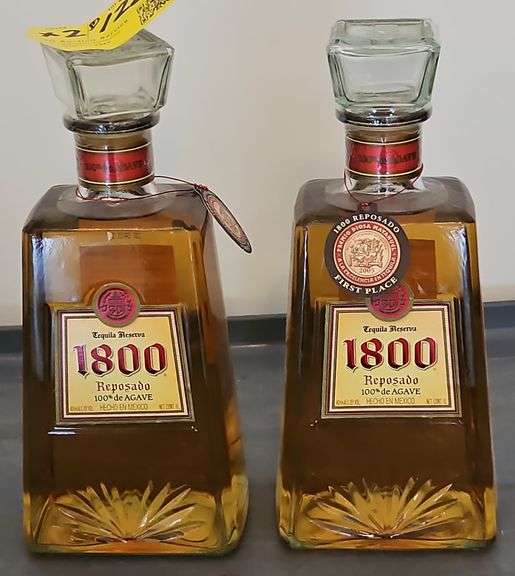 Tequila Reserva 1800 Reposado 100% De Agave 1 Liter Bottles. - Kraft ...