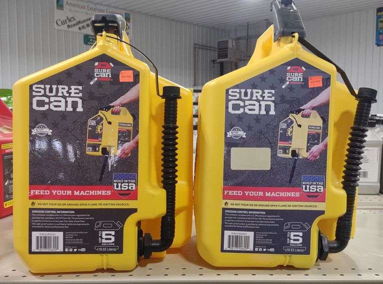 Sure Can Gas Cans - Kraft Auction Service, LLC
