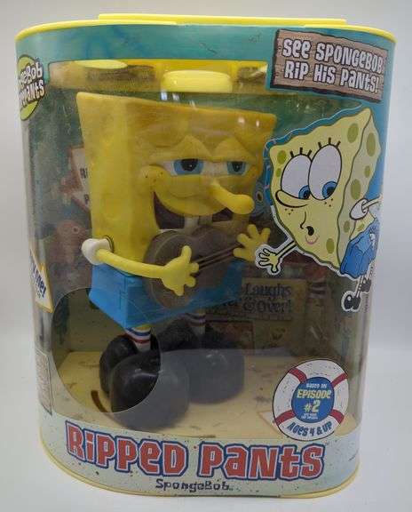 (FG) SpongeBob SquarePants animated Figure.( Sings ripped pants song ...