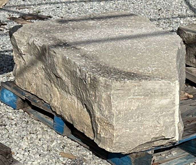 Limestone Landscaping Slab - Kraft Auction Service, LLC