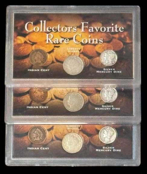 (3) Collectors Favorite Rare Coin Sets - Kraft Auction Service, LLC