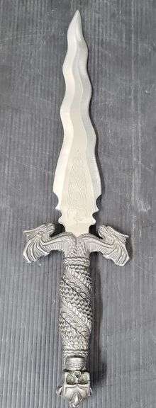 (E) Kit Rae KR0016 Fantasy Dagger With Dragons And Skull Pommel - Kraft ...