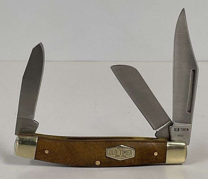 (AQ) Schrade Old Timer Stockman Folding Knife - Kraft Auction Service, LLC