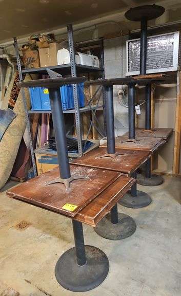 Wood Square Tables - Kraft Auction Service, LLC