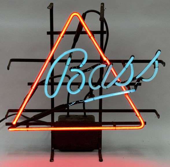 Vtg. Bass Beer Neon Advertisement Sign - Kraft Auction Service, LLC
