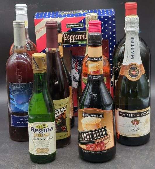 (EF) Wine - Schnapps. Peppermint & Root Beer Schnapps, Turning Leaf ...