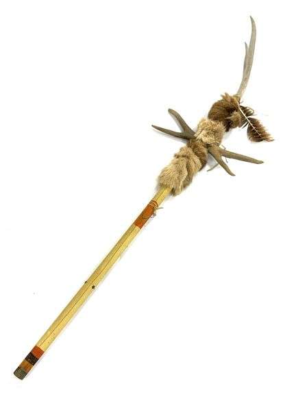Native American Ceremonial Stick - Kraft Auction Service, LLC