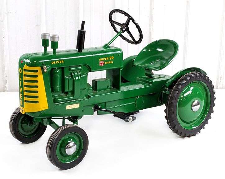 Custom Oliver Super 99 Diesel Pedal Tractor by Magnuson - Kraft Auction ...