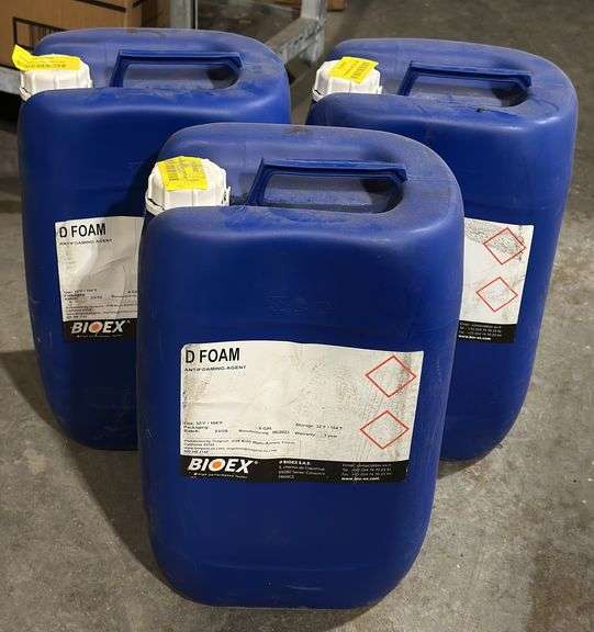 BIO-EX Firefighting Foam, D FOAM, Anti-Foaming Agent - Kraft Auction ...