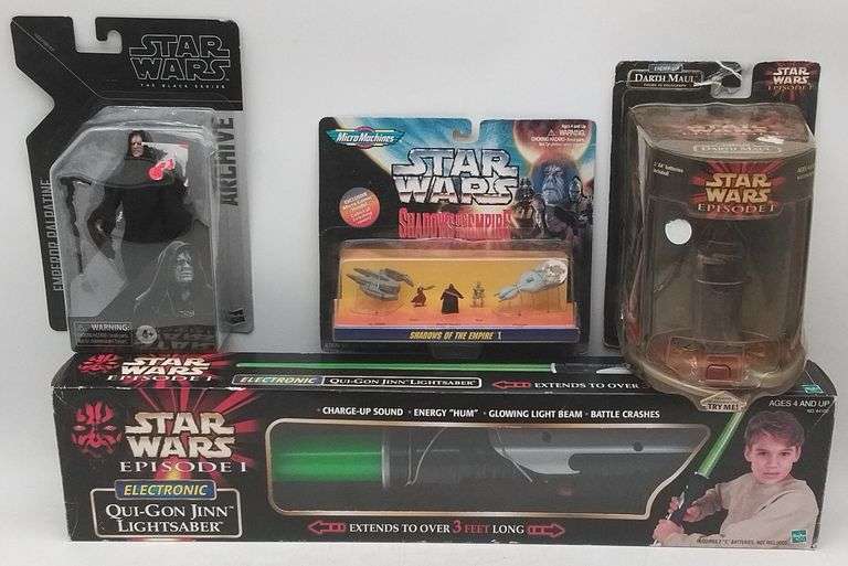 (JT) Star Wars Emperor , Micro Machines , Light- Up Darth Maul ...
