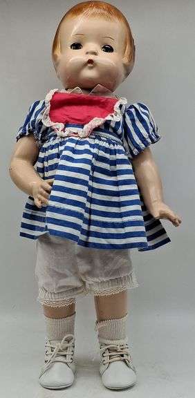 (HI) Vintage Effanbee Patsy Ann Baby Doll (About 18" in. Tall) - Kraft ...