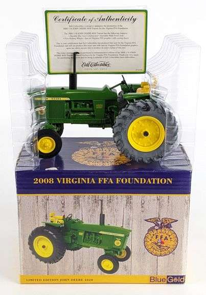 1/16 Ertl John Deere 4020 Diesel Tractor 2008 Virginia FFA - Kraft ...