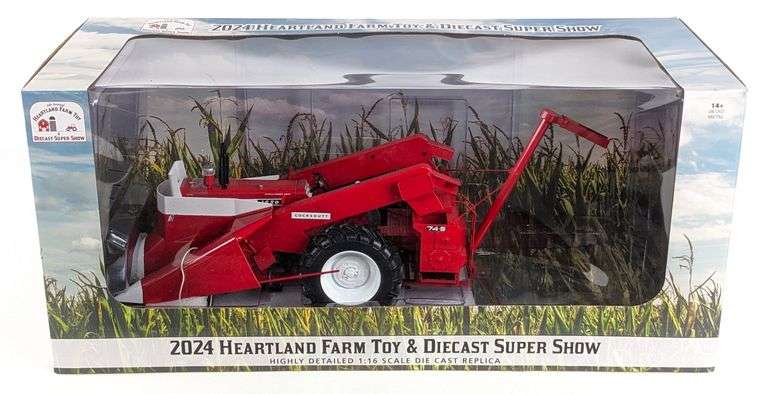 1/16 SpecCast Cockshutt 1650 Tractor w/ Mounted Picker - Kraft Auction ...