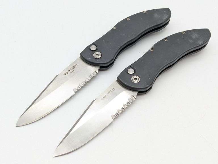 (2) Protech Elishewitz Design Doru Automatic Switchblade Knives - Kraft ...
