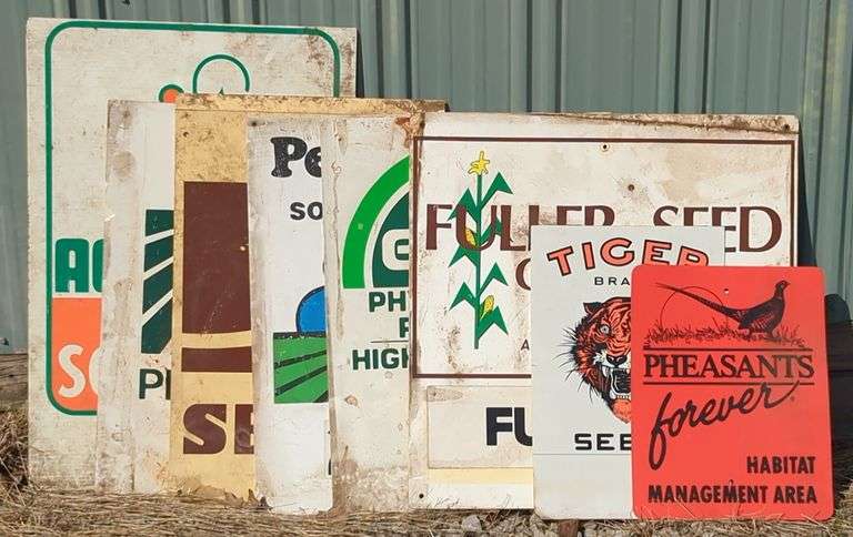 Assorted Signs Various Sizes - Kraft Auction Service, LLC