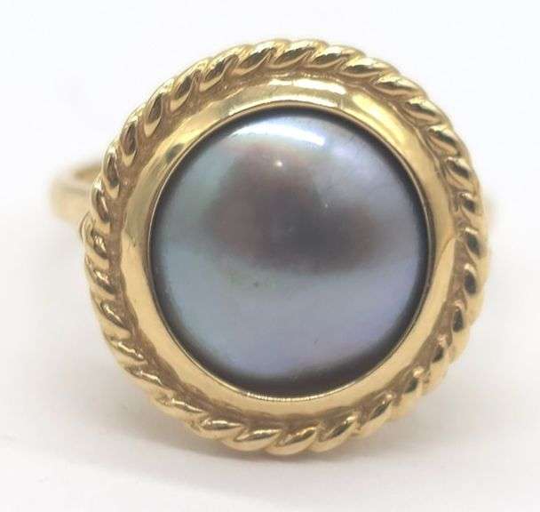 (L) 10k Gold Ring Size 7. Total weight 3.87 grams - Kraft Auction ...