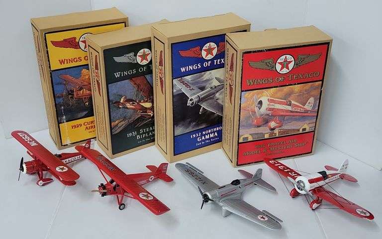 (AB) ERTL Collectibles Die Cast Metal Wings Of Texaco Model Airplanes ...