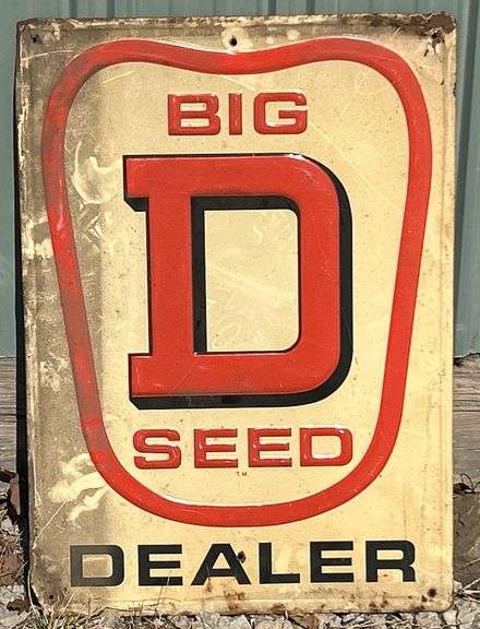 Big D Seed Sign - Kraft Auction Service, LLC