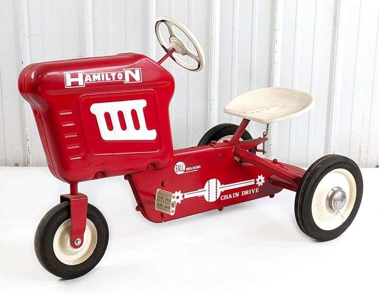 Restored Hamilton Chain Drive Pedal Tractor - Kraft Auction Service, LLC