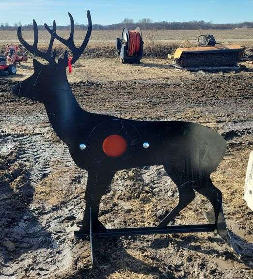(AI) KC AR500 Steel Deer Shooting Target - Kraft Auction Service, LLC