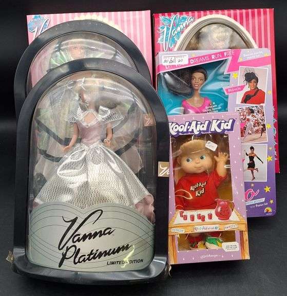 (G) Vintage Vanna Dolls, Kool-Aid Kid and More - Kraft Auction Service, LLC