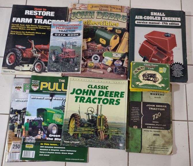 Tractor Related Books, Playing Cards, & Magazine Issues - Kraft Auction ...