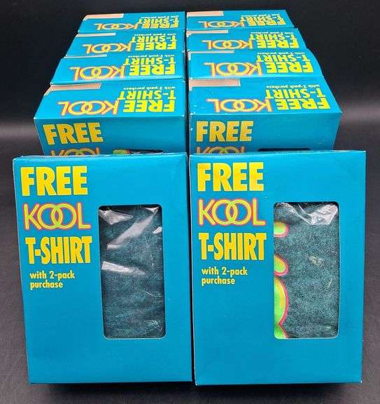 (I) Vintage Kool Promotional T-shirts. 10 total. - Kraft Auction ...