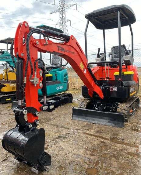 (T) 2024 TPM-16 Mini Hydraulic Excavator - Kraft Auction Service, LLC