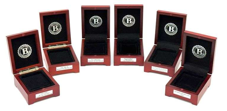 (6) U.S. Coin Wooden Collector Boxes - Kraft Auction Service, LLC
