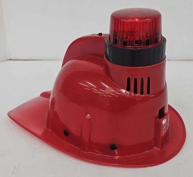 (CJD) Radio Shack Fire Fighter Helmet with light. - Kraft Auction ...