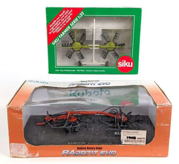 1/32 Kubota & Claas Rotary Rakes - Kraft Auction Service, LLC