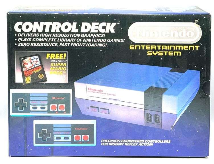 Nintendo Control Deck Entertainment System New In Box Model No. NES-001 ...